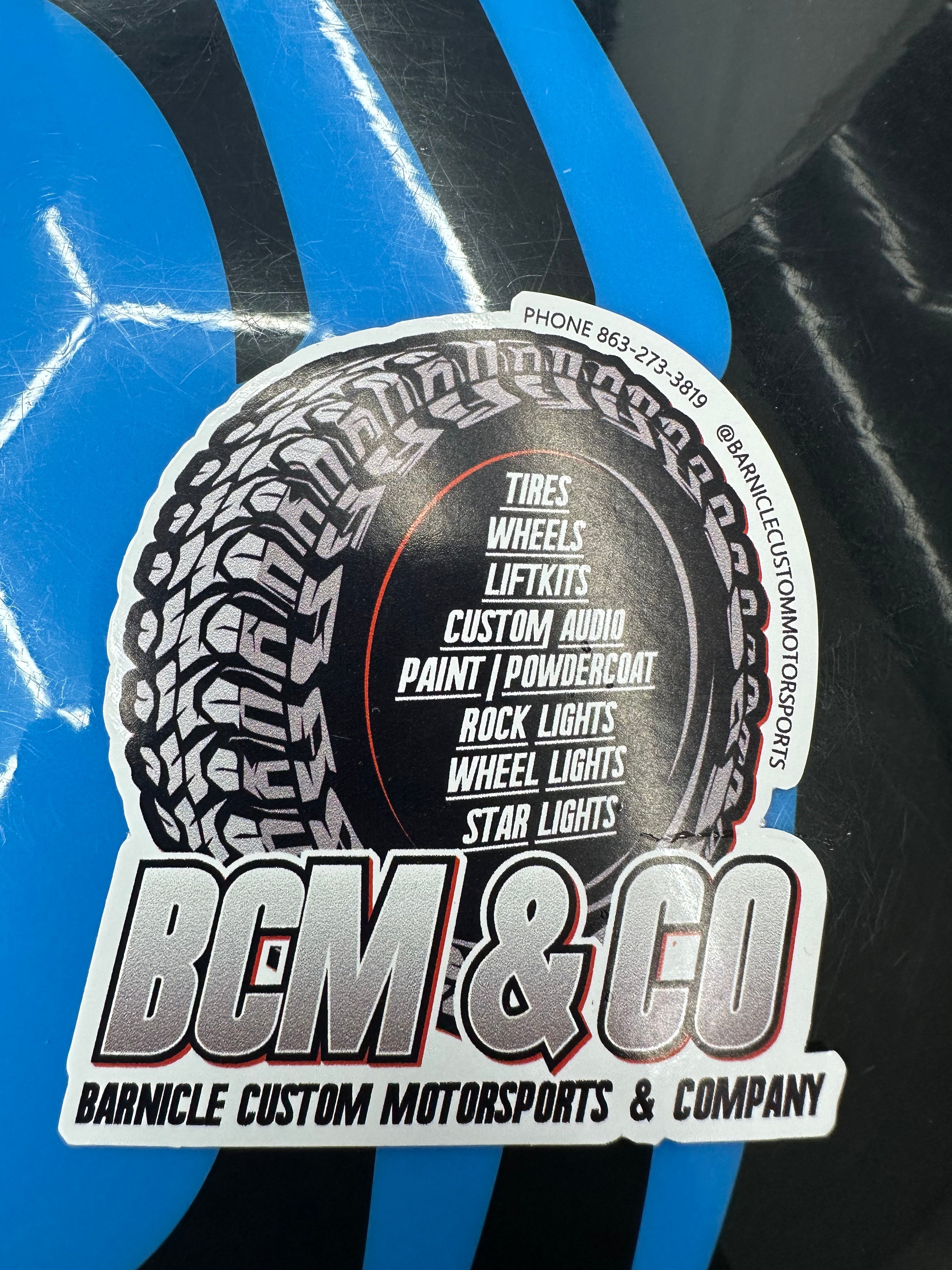 BCM & CO. Decals – BarnicleCustomMotorsports